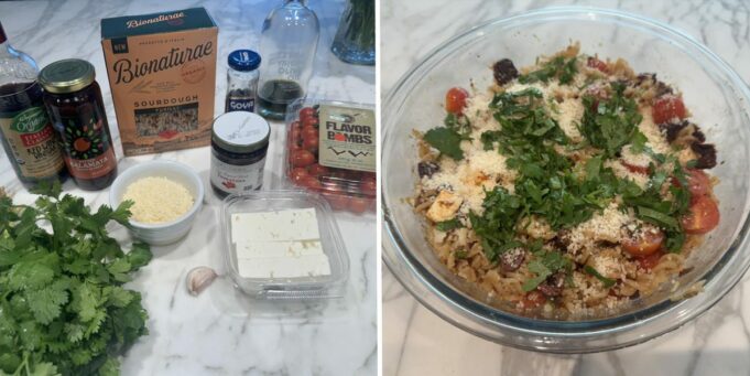Hice la ensalada de pasta fácil de Ina Garten; La receta es sencilla y ...